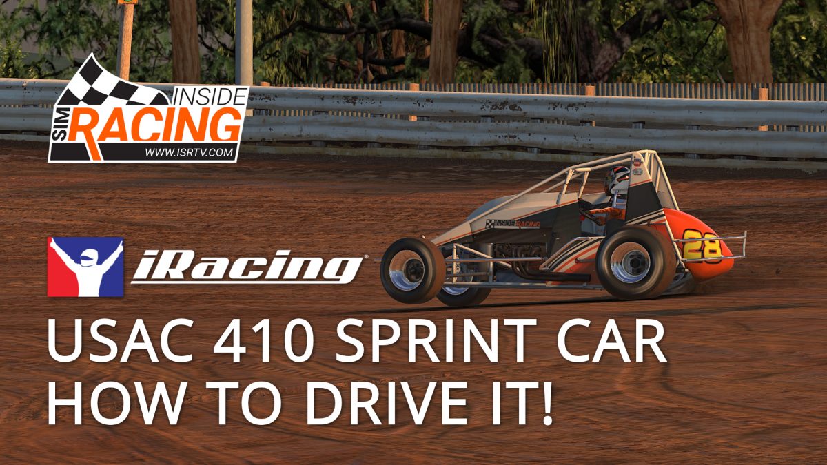 iRacing USAC 410 Sprint Car Test Drive - How to Drive It! - Inside Sim ...